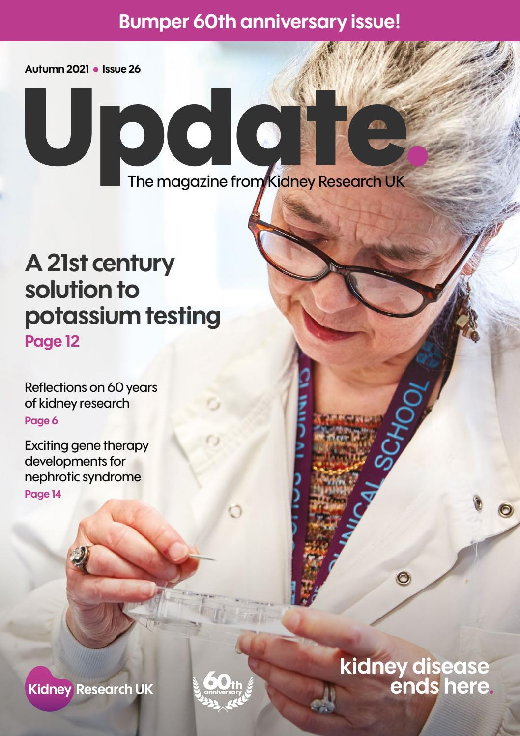 Update magazine - Autumn 2021 by Kidney Research UK - Issuu