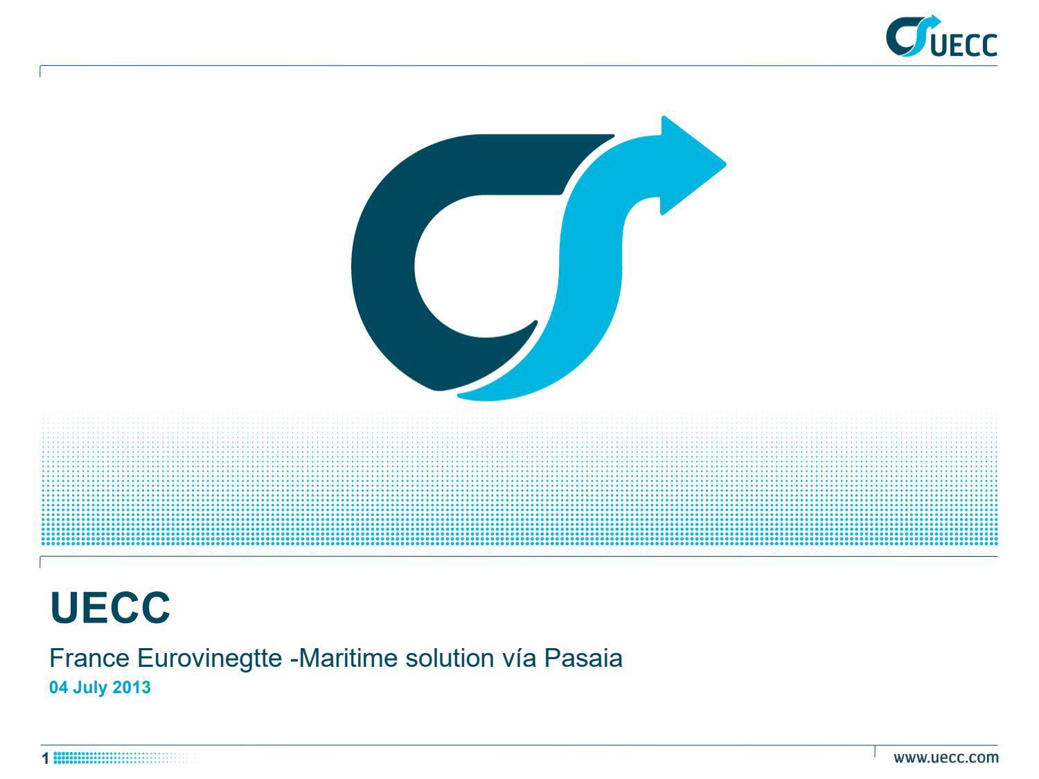 UECC - France Eurovignette - Maritime solution via Pasaia by Cluster de ...