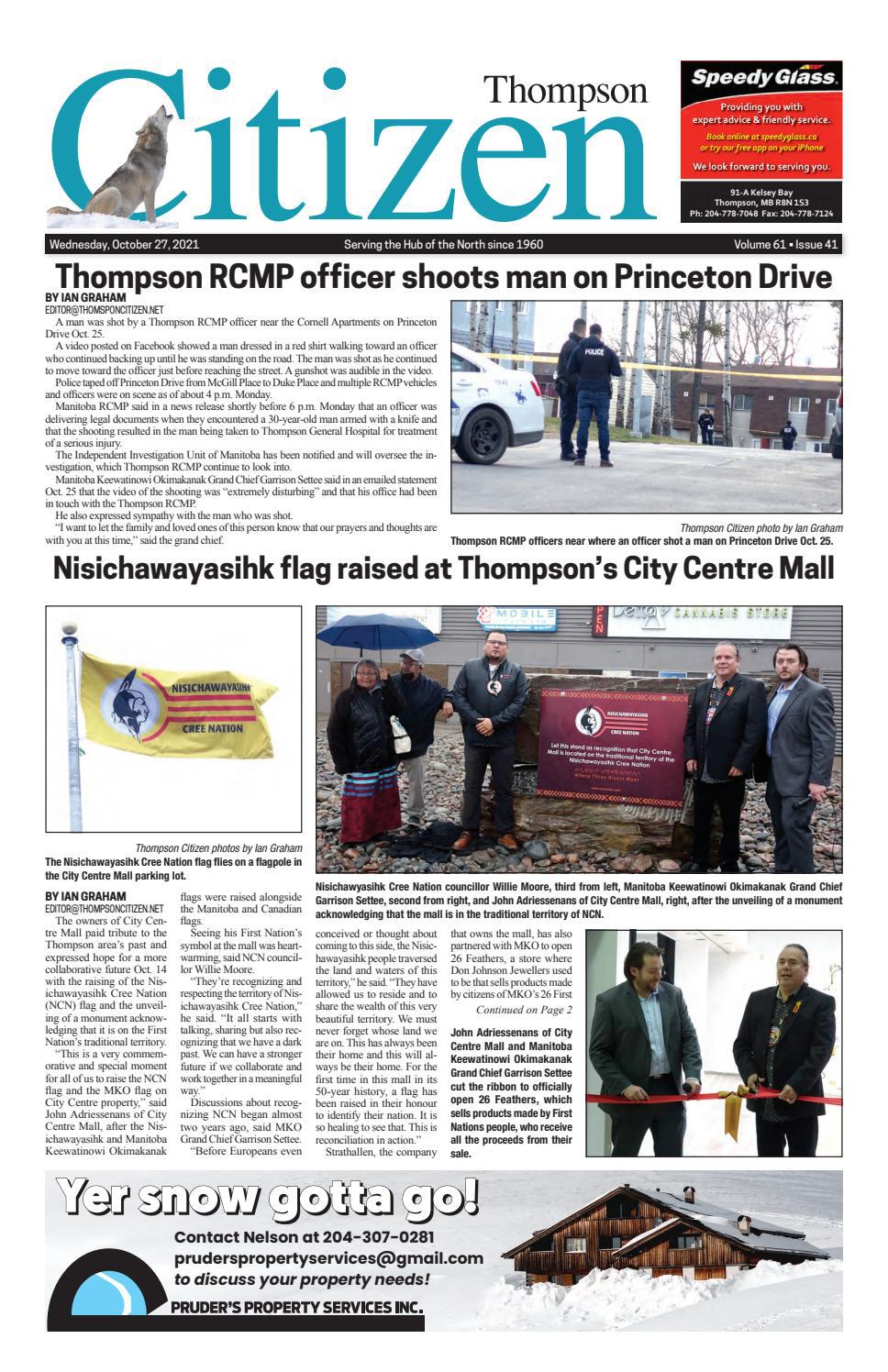 October 27 2021 by Thompson Citizen - Issuu