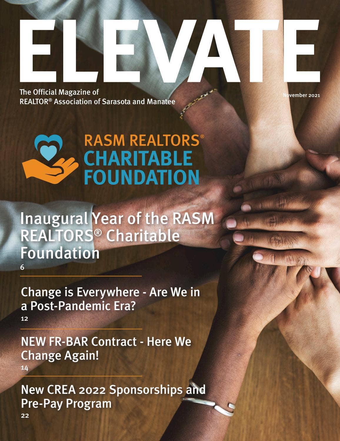 ELEVATE Magazine - RASM - November 2021 Issue by REALTOR® Association of Sarasota and Manatee ...