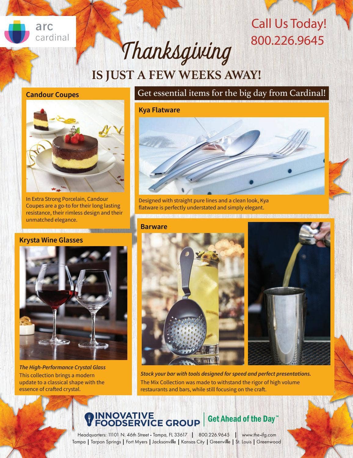 Cardinal - IFG Flyer by Innovative Foodservice - Issuu