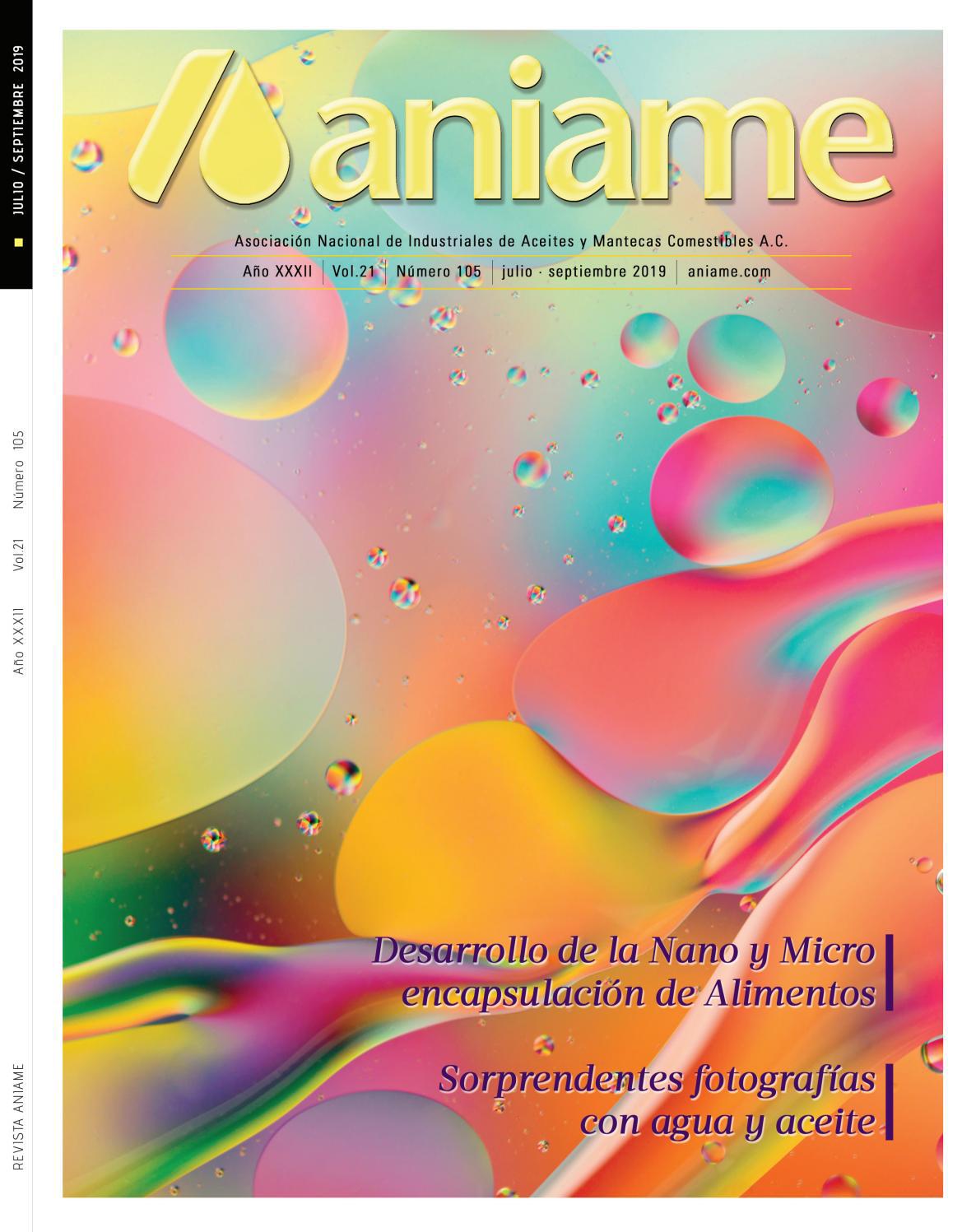 Revista 105 by ANIAME, Asociación Nacional de Industriales de Aceites y ...