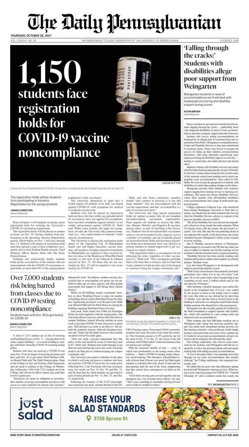 October 28, 2021 by The Daily Pennsylvanian - Issuu