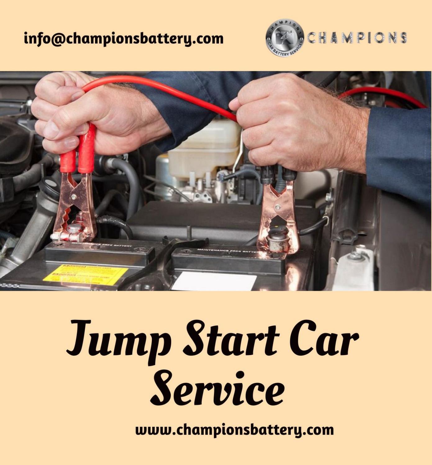 Jump start service by Champions Car Battery - Issuu