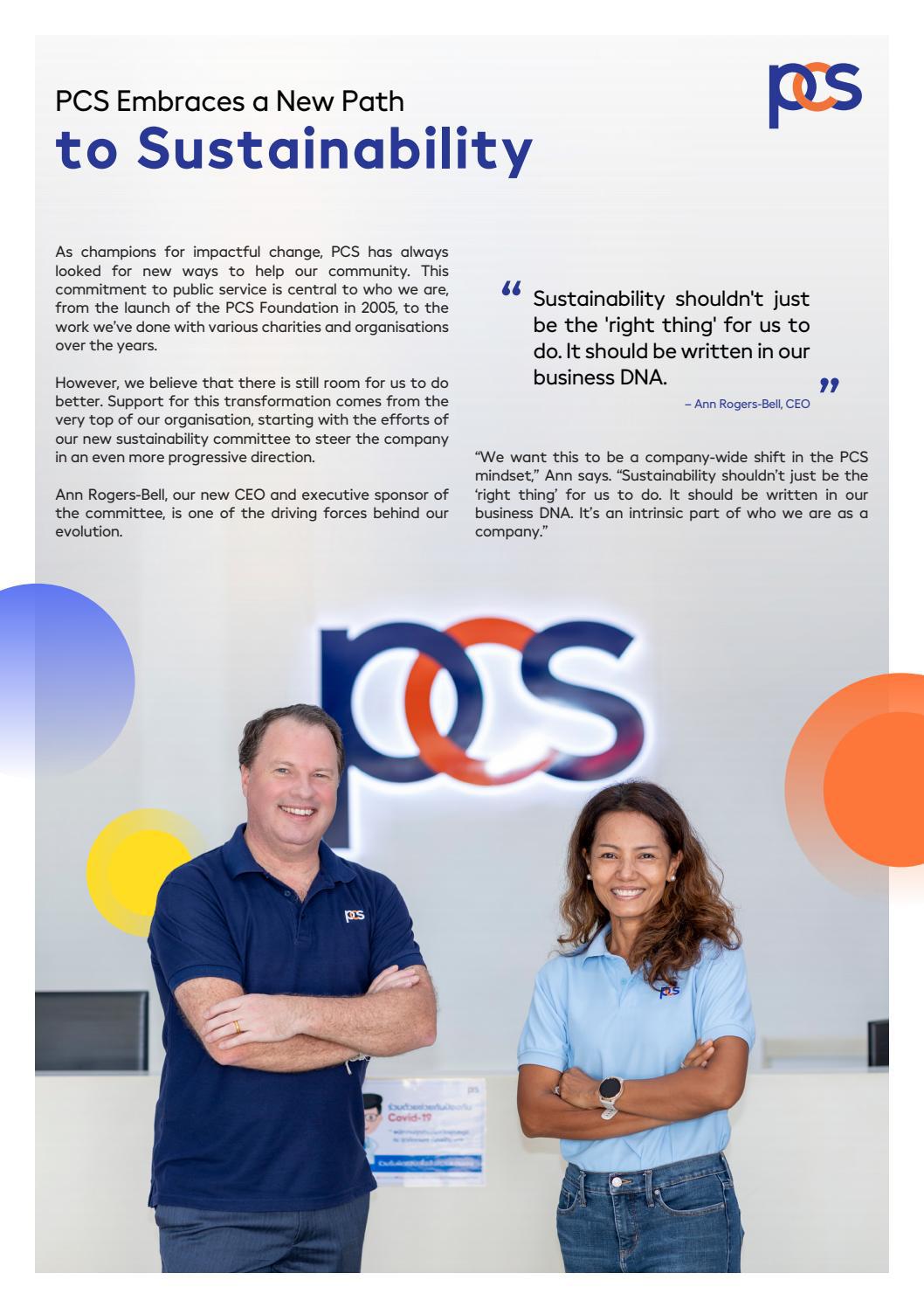 PCS Embraces a New Path to Sustainability (EN) by PCS Security and ...