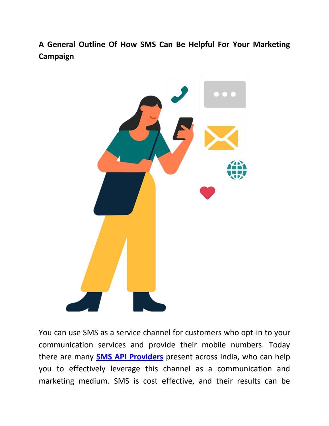 SMS API Service Provider in India by sinchsms - Issuu
