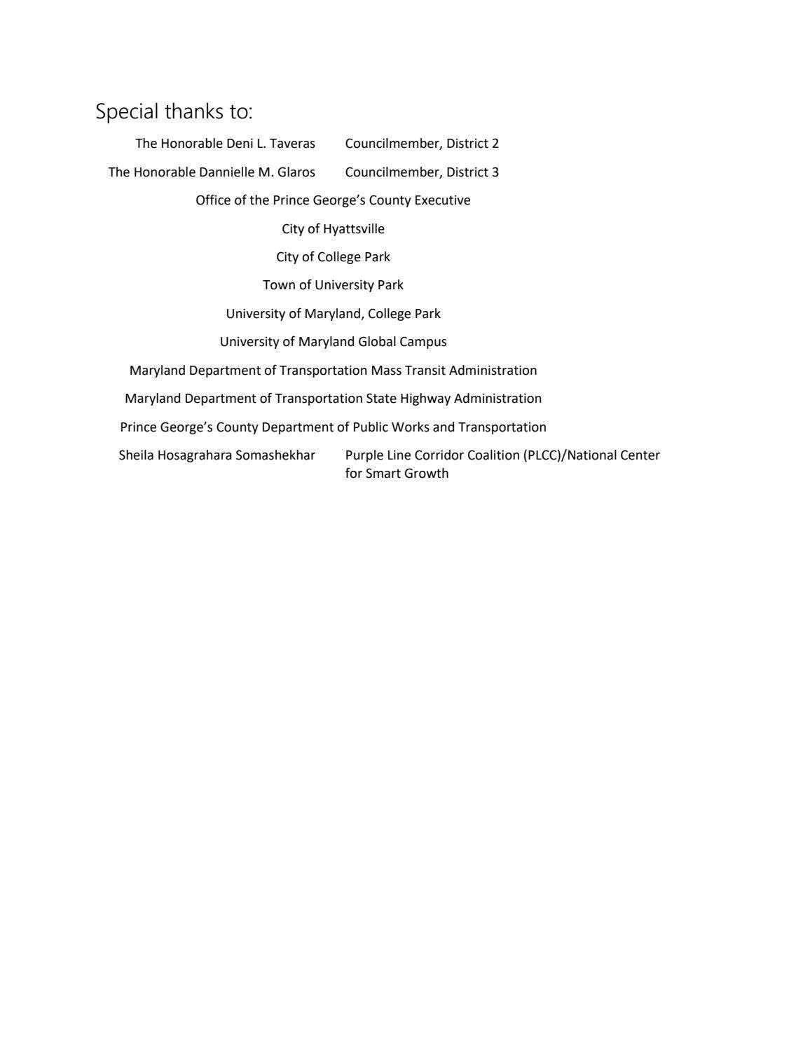 2021 Preliminary Adelphi Road-UMGC-UMD Purple Line Station Area Sector ...