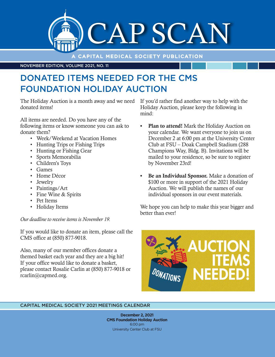 Cap Scan - November 2021 by Capital Medical Society - Issuu