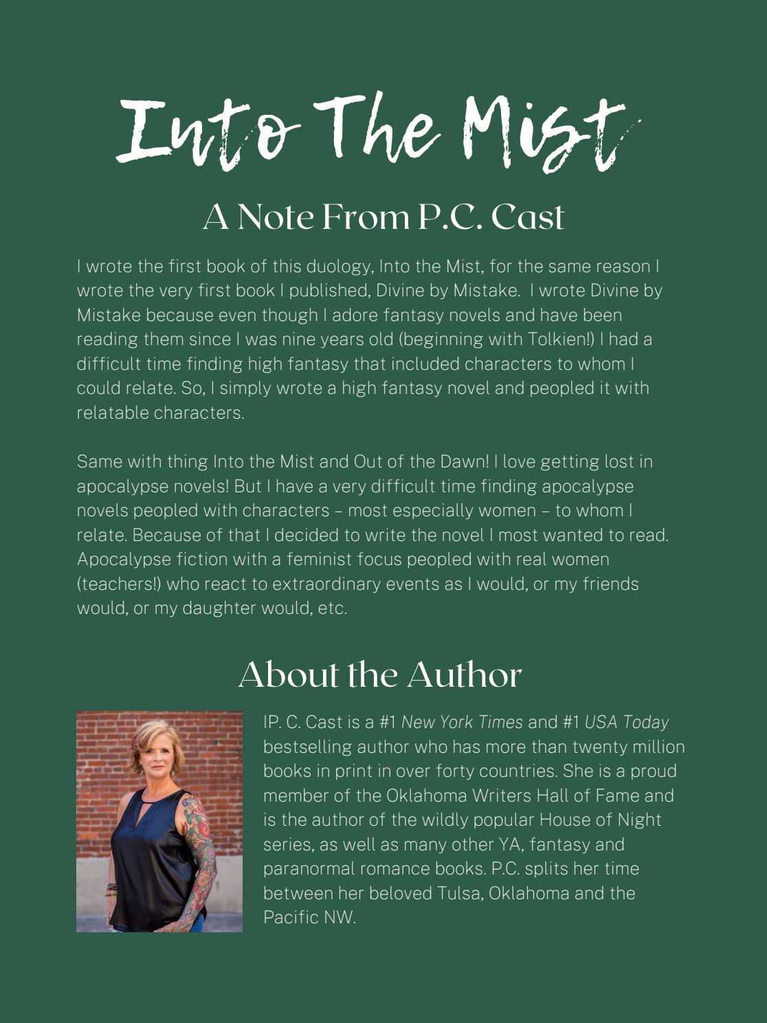 Into the Mist: A Novel by P.C. Cast Discussion Guide by PRH Library - Issuu