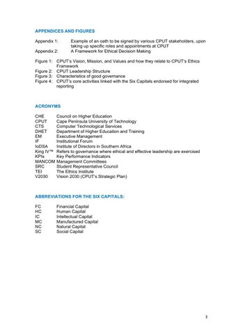 CPUT Ethics Framework by Cape Peninsula University of Technology - Issuu