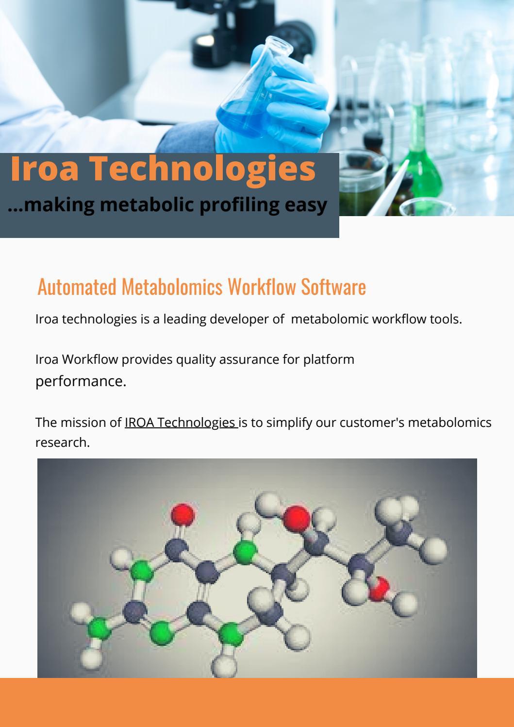 Easy metabolomic standards to make your metabolic profiling easy by Iroa Technologies - Issuu