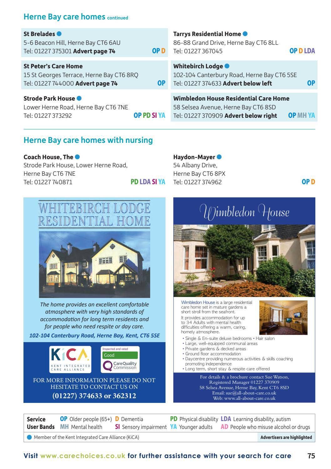 Kent Care Services Directory 2021/22 by Care Choices Ltd - Issuu