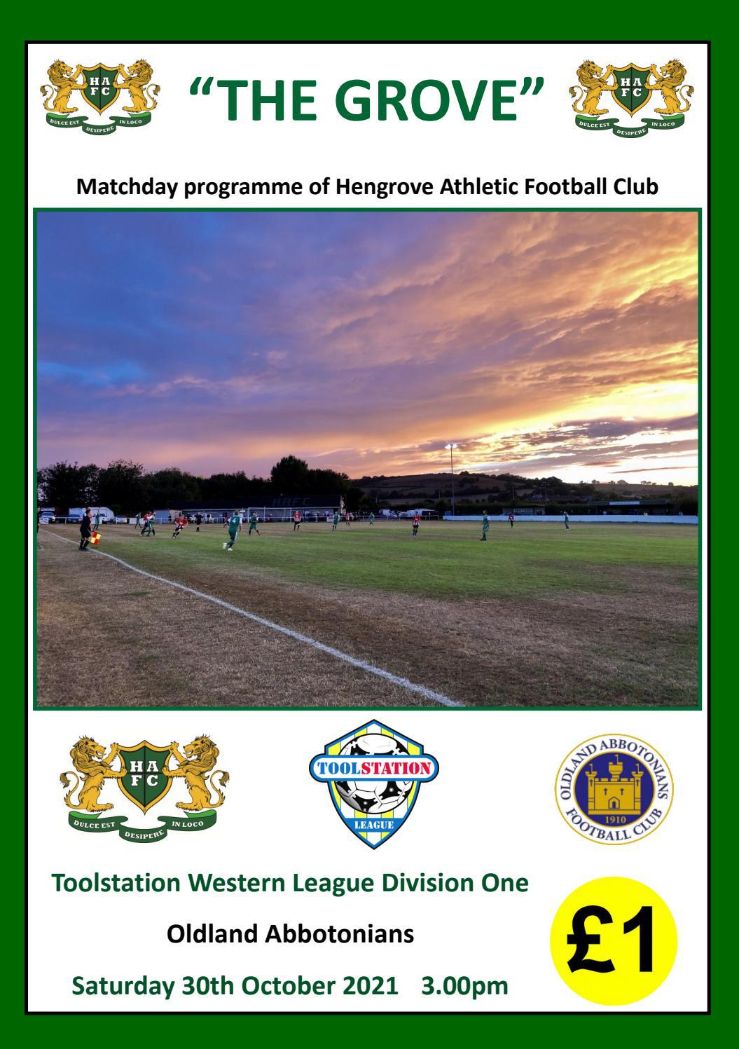 Hengrove Athletic v Oldland Abbotonians FC by hamdonmedia - Issuu