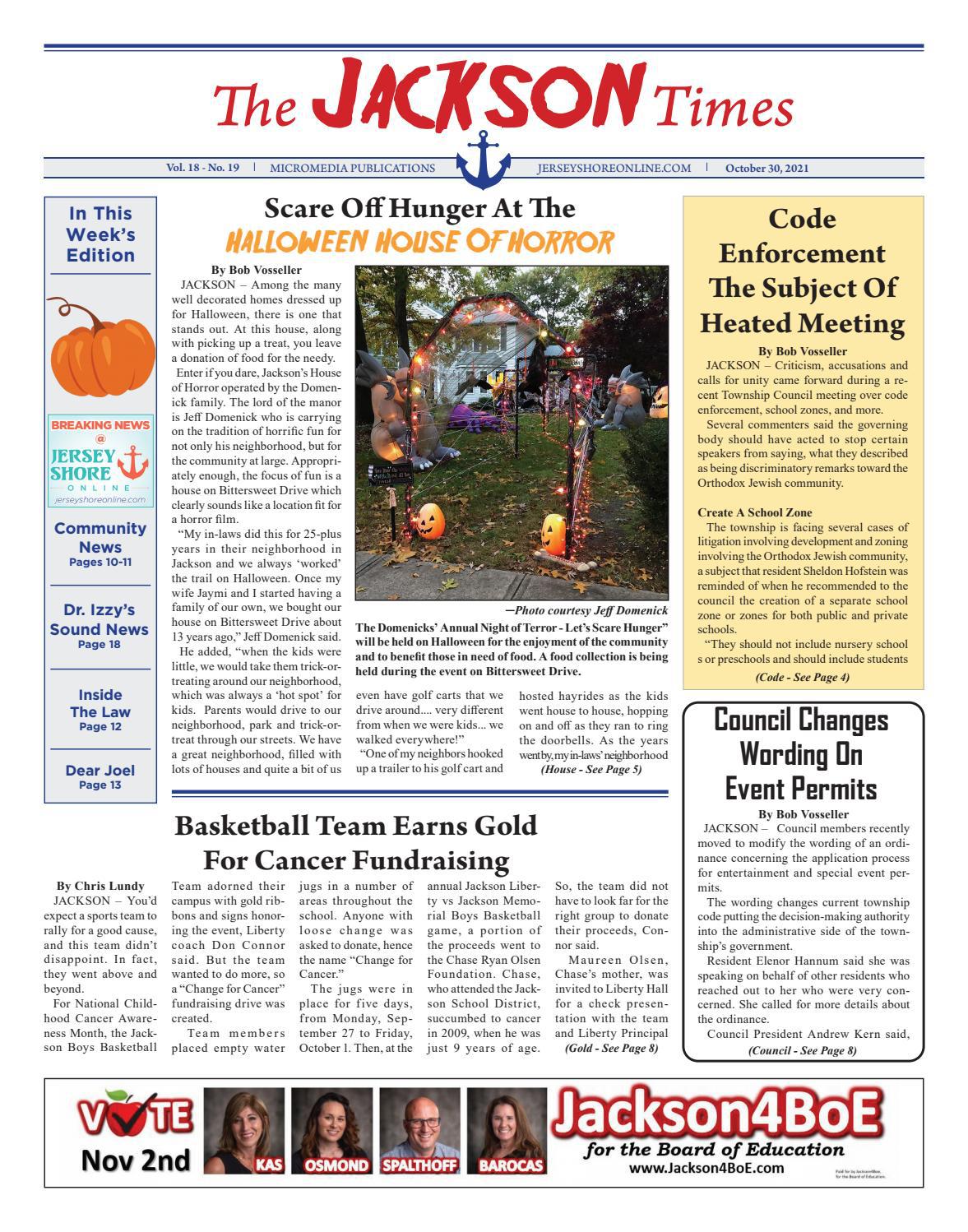 2021-10-30 - The Jackson Times by Jersey Shore Online - Issuu