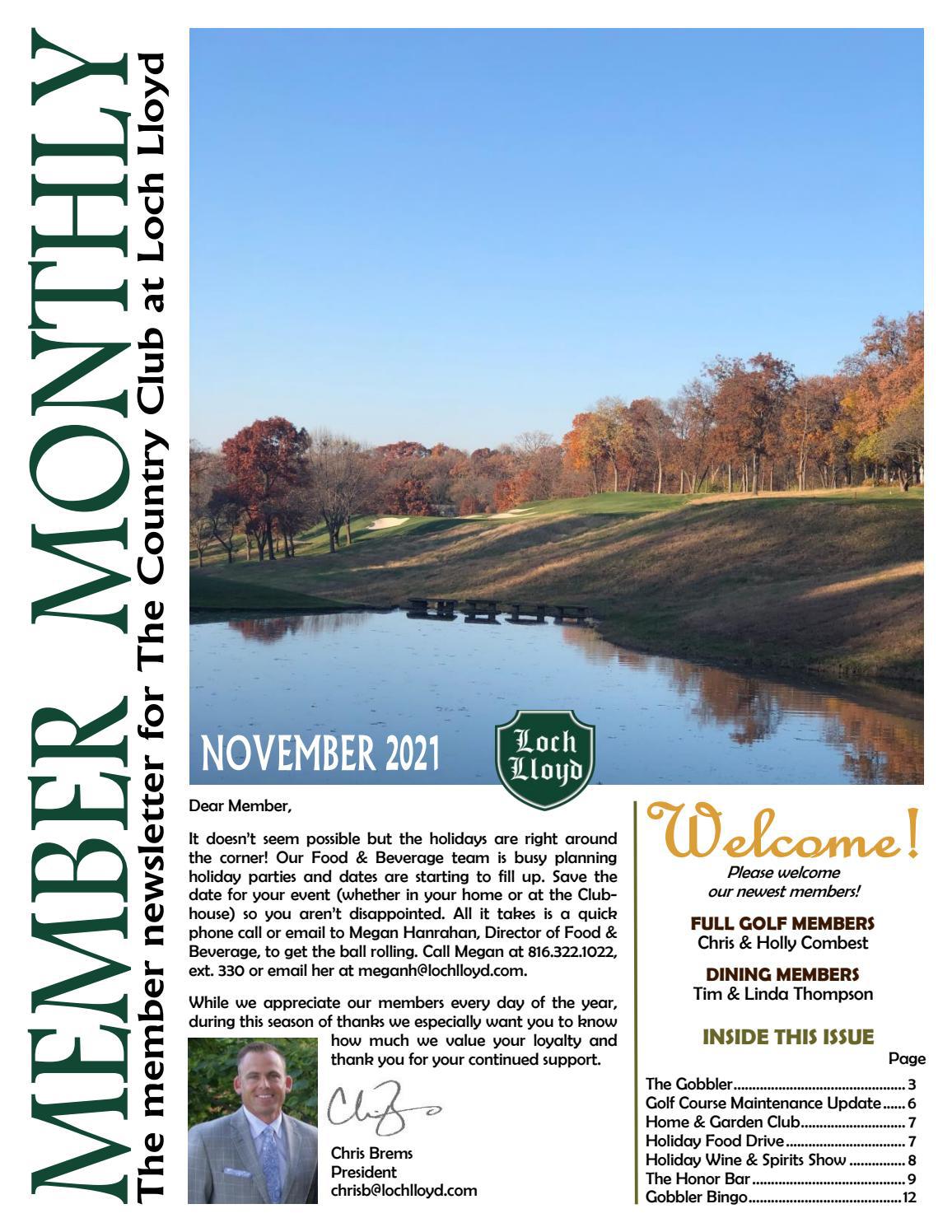 November 2021 at The Country Club at Loch Lloyd by Loch Lloyd Country ...