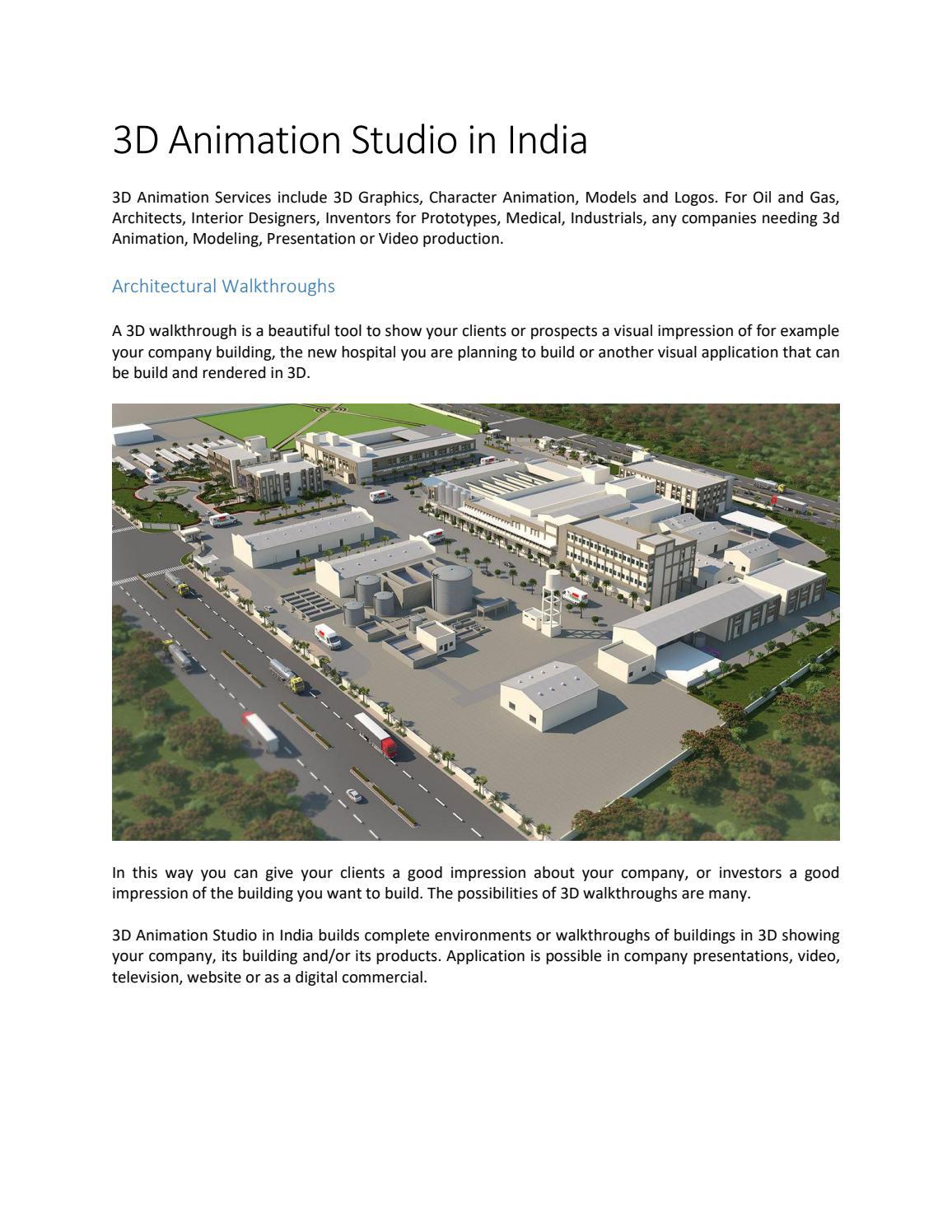 3D Animation Studio in India by blueribbon3danimation - Issuu