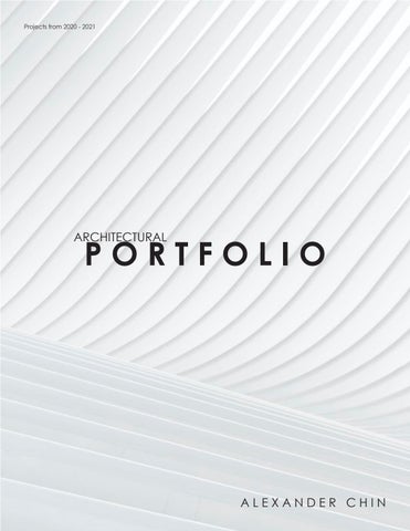 Alexander Chin Portfolio 2021 by Alexander-Chin - Issuu