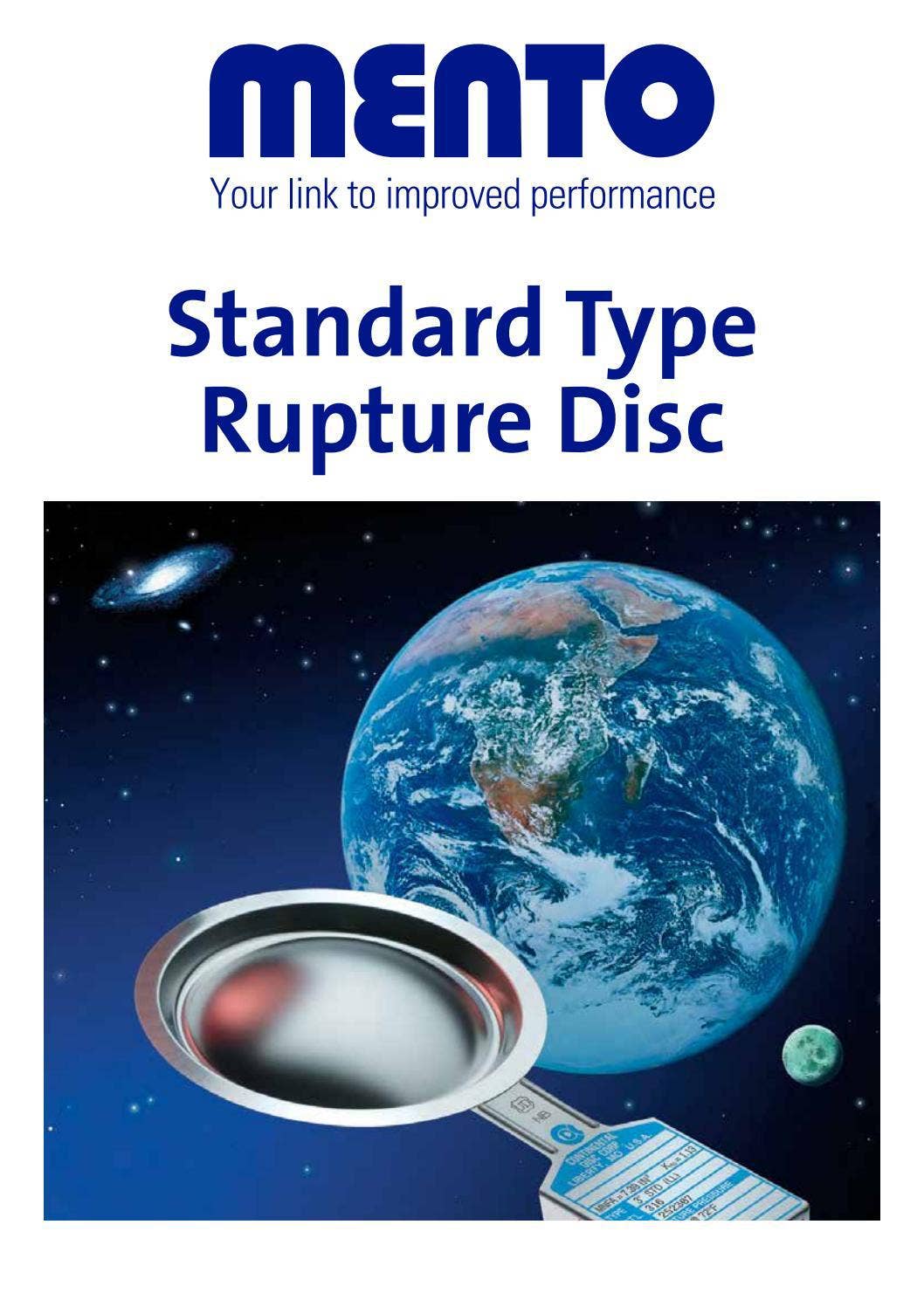 Standard Type Rupture Disc by Mento-AS - Issuu