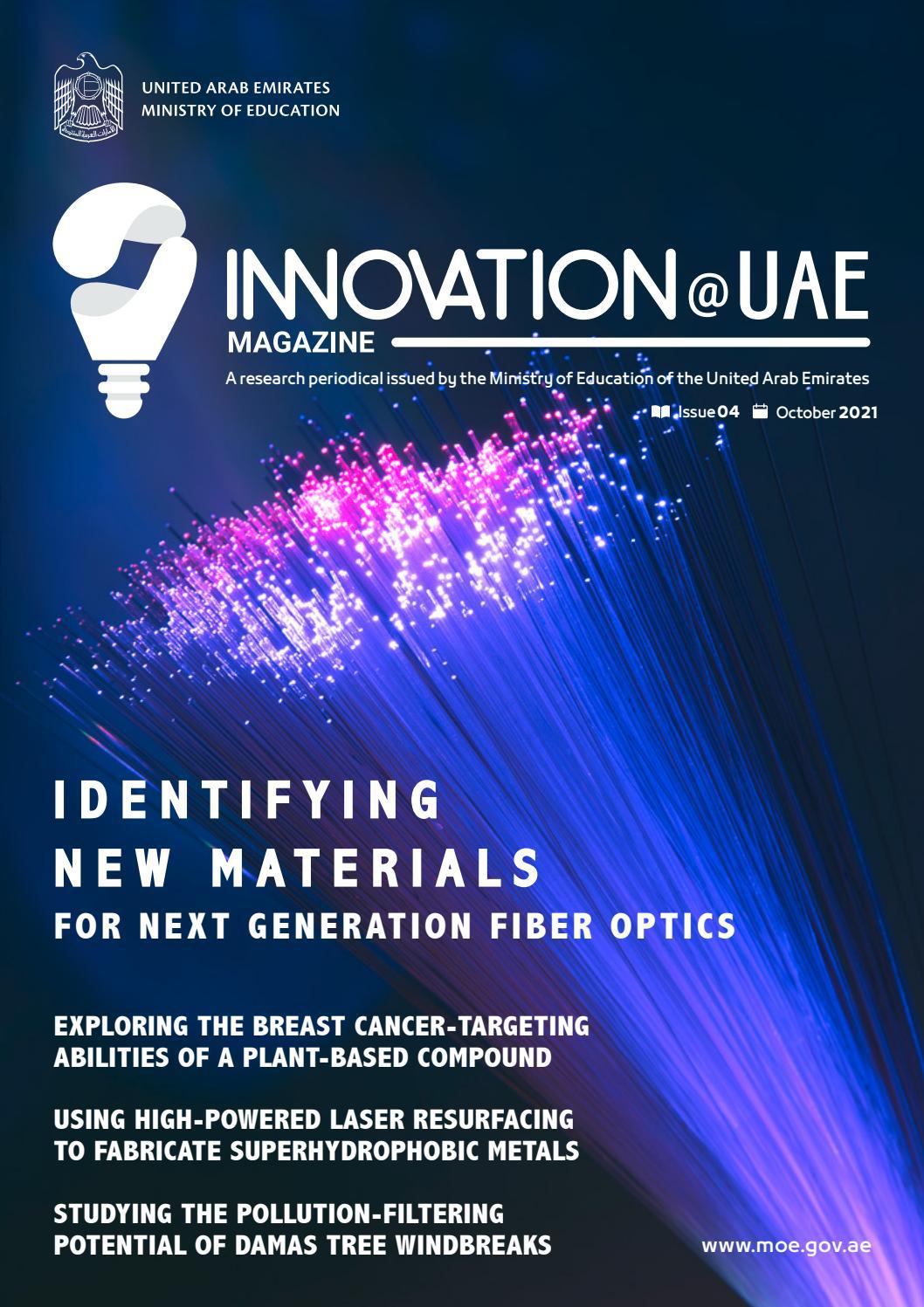 Innovation@UAE Magazine, Issue 4, English, October 2021 by UAE Ministry ...