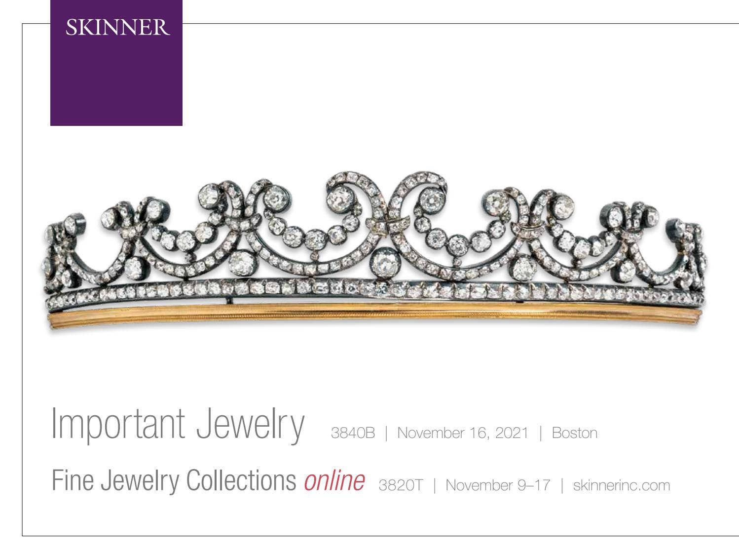 Important Jewelry | Skinner Auction 3840B by Bonhams Skinner - Issuu