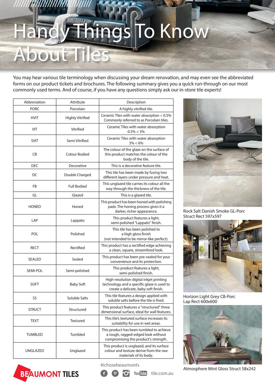 All About Tiles by Beaumont Tiles - Issuu
