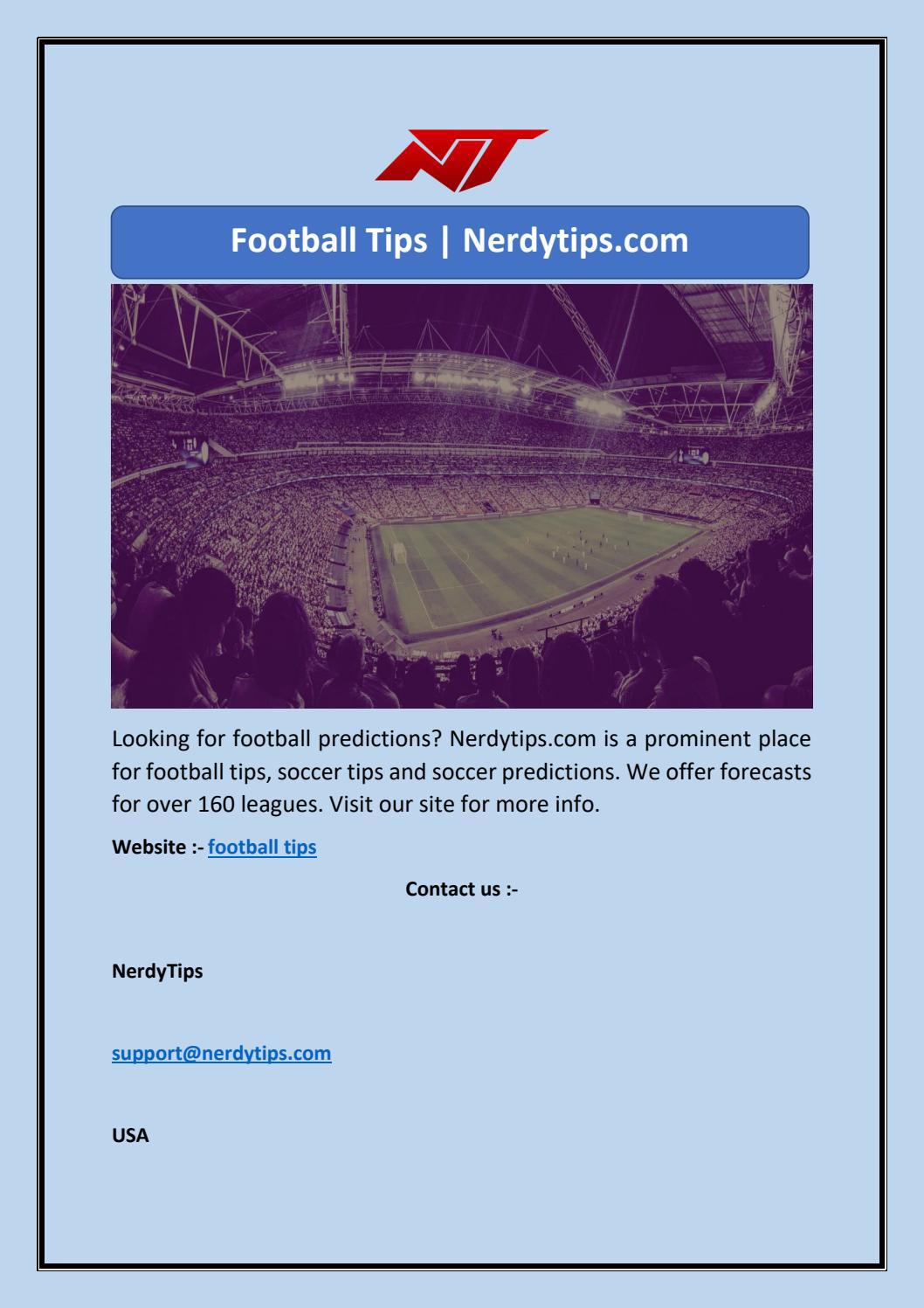 Football Tips | Nerdytips.com by Nerdytips Nerdytips - Issuu