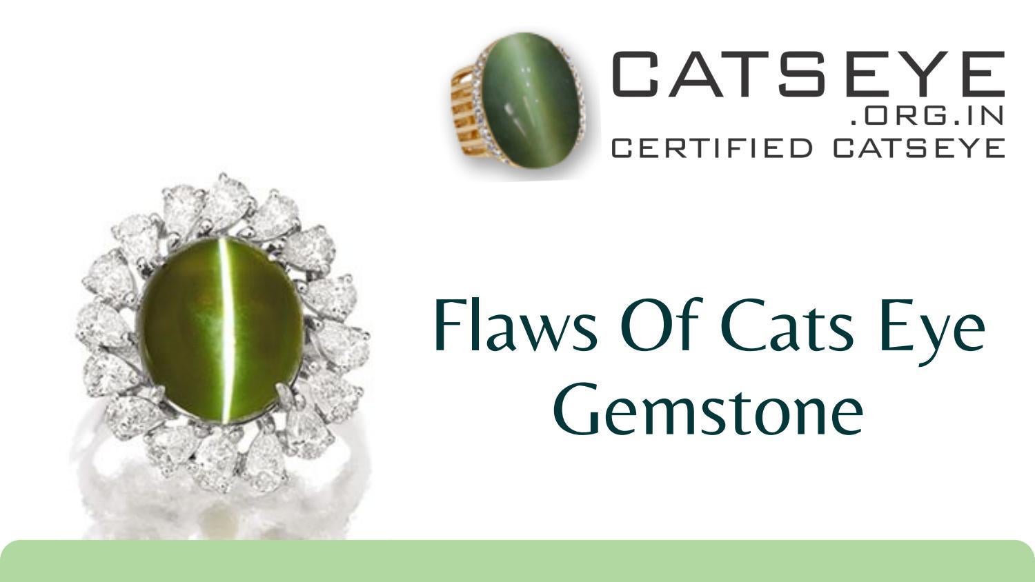 Flaws Of Cats Eye Gemstone by catseyeorgin - Issuu