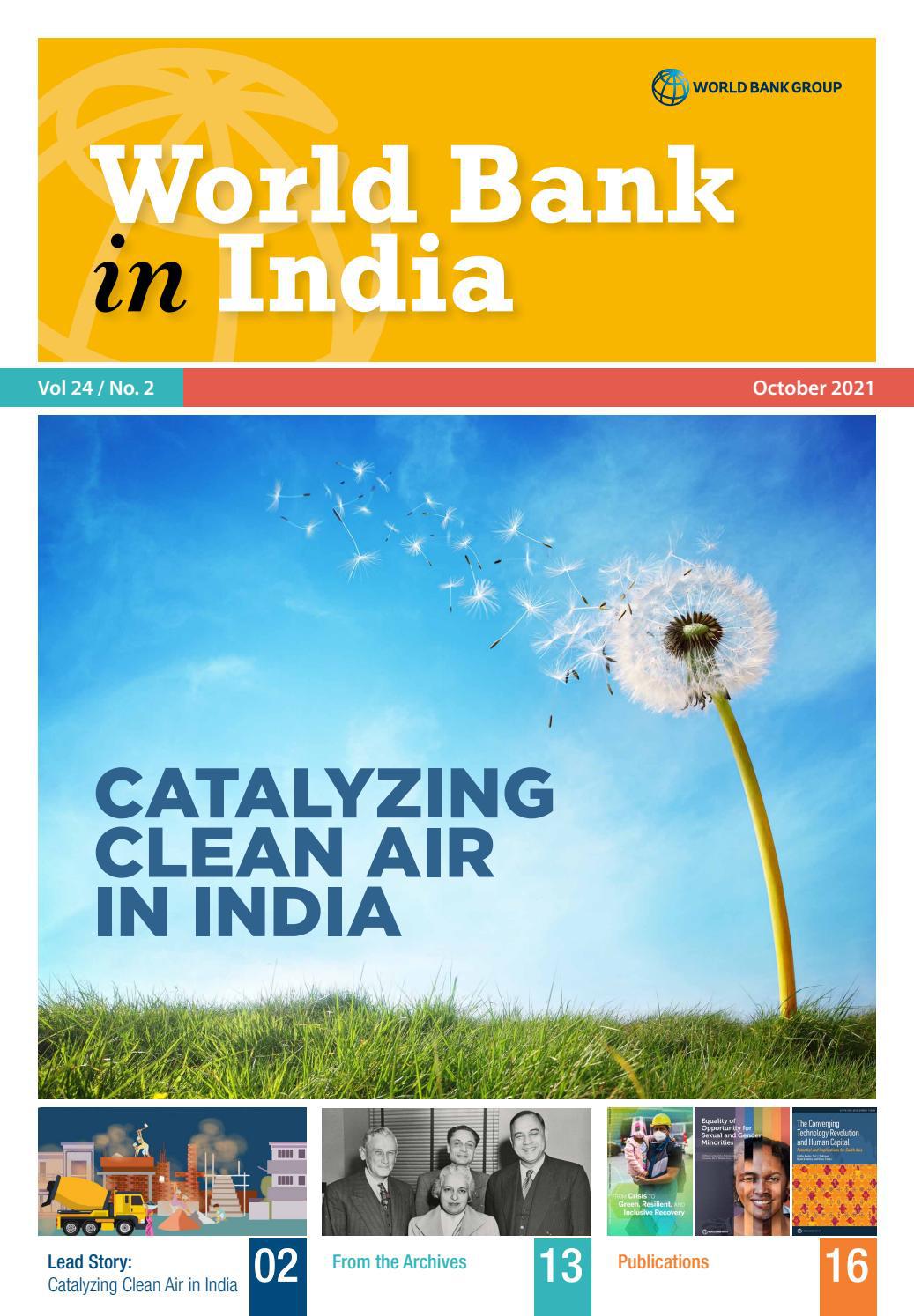 Newsletter: World Bank in India - October 2021 by World Bank India - Issuu