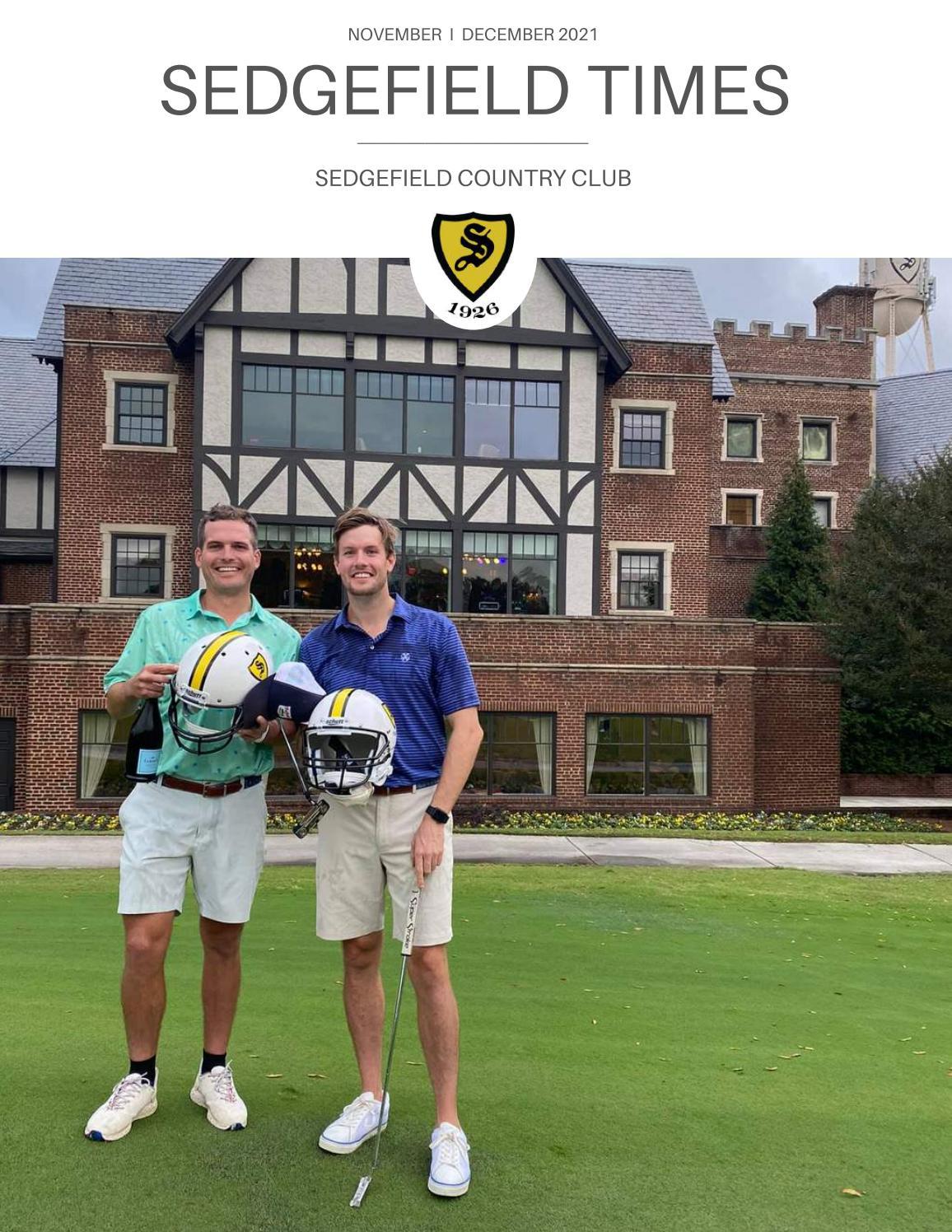 Sedgefield Country Club Nov/Dec Newsletter by McConnell Golf - Issuu