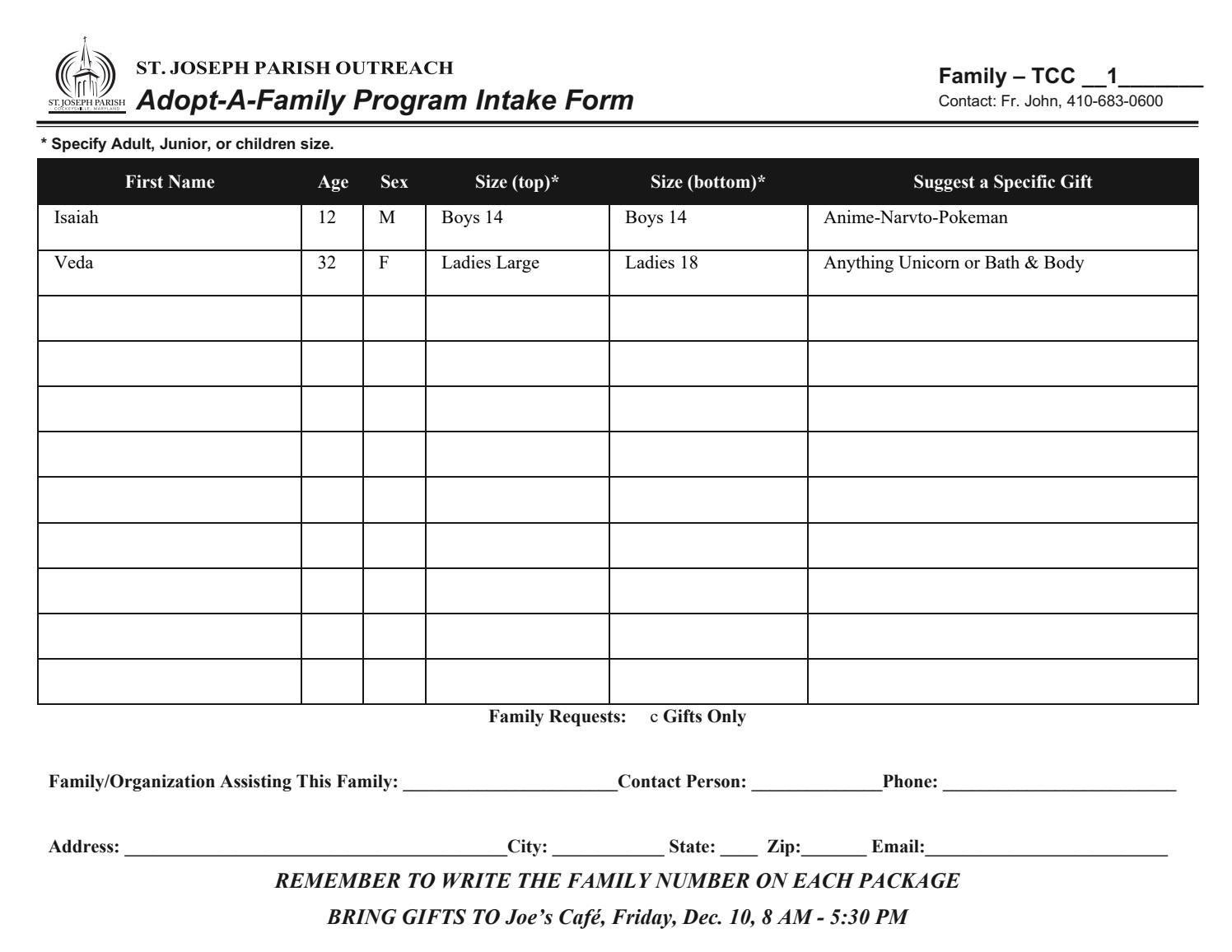 Adopt-A-Family by sjpmd - Issuu
