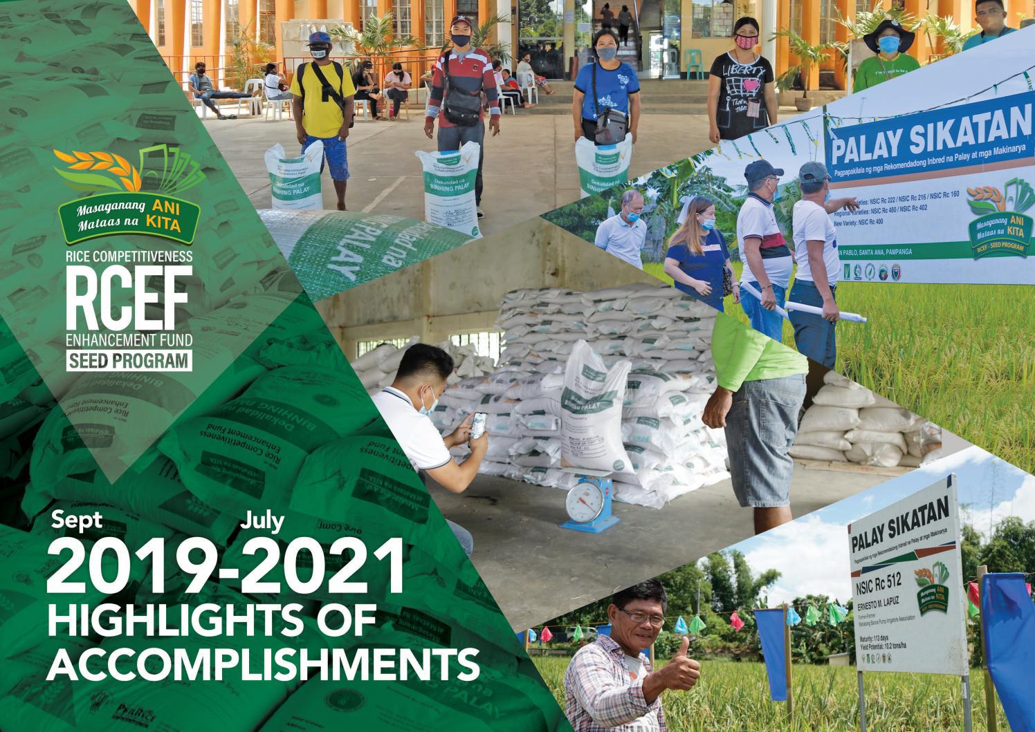 RCEF Highlights and Accomplishments by LearnPH - Issuu