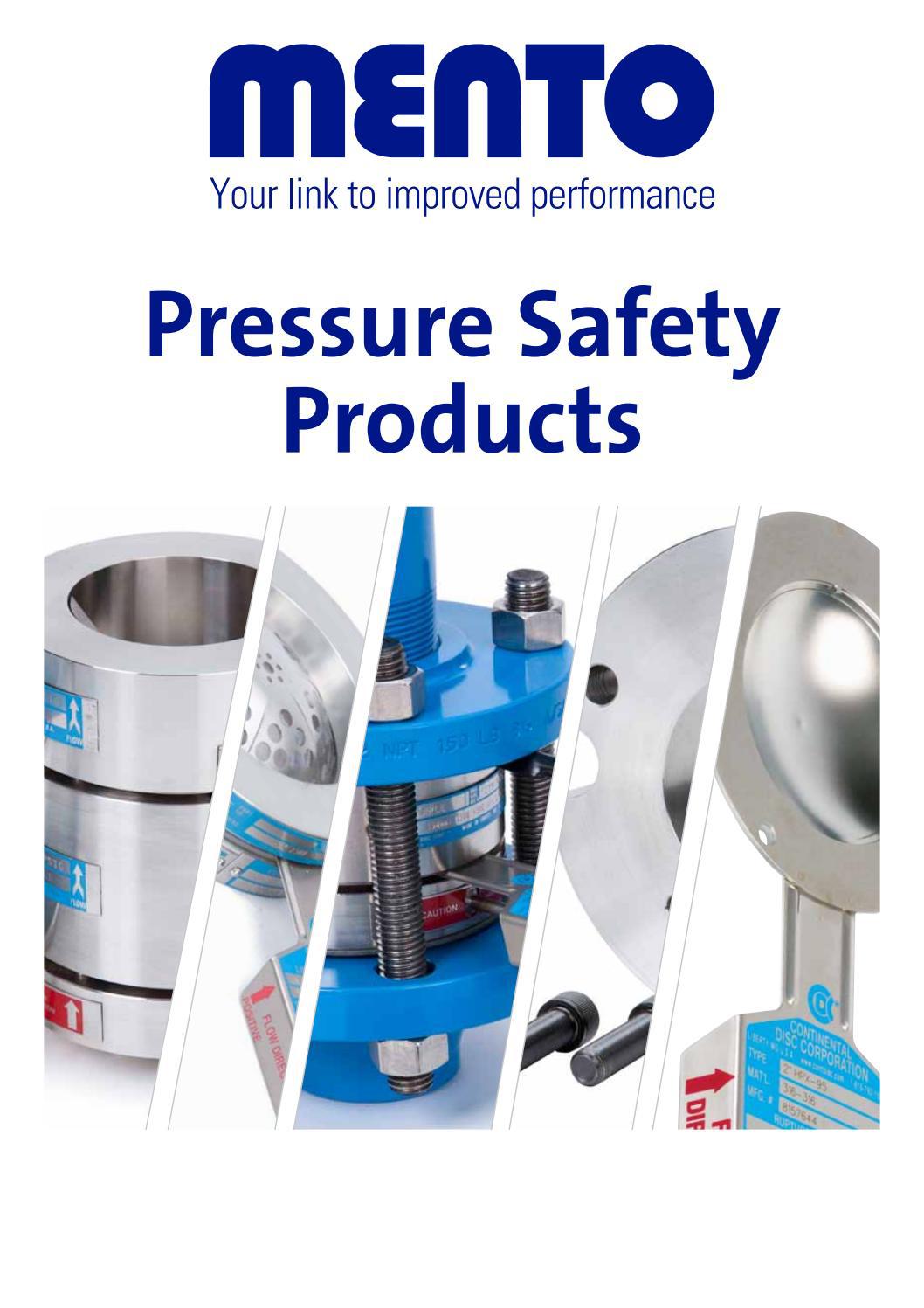 Mento - Pressure Safety Products by Mento-AS - Issuu