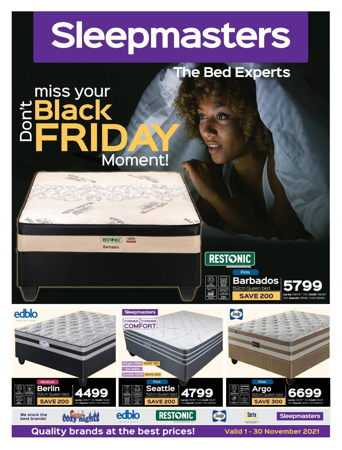 [NAM] Sleepmasters November Catalogue Launch 2-30 November 2021 by ...