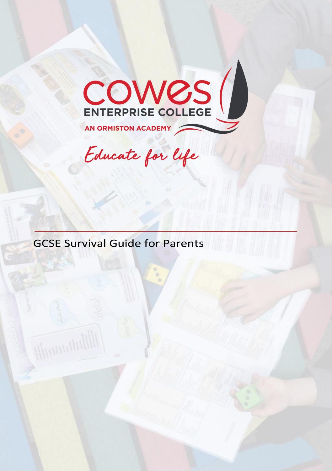 CEC GCSE Parent Survival Guide by Cowes Enterprise College - Issuu
