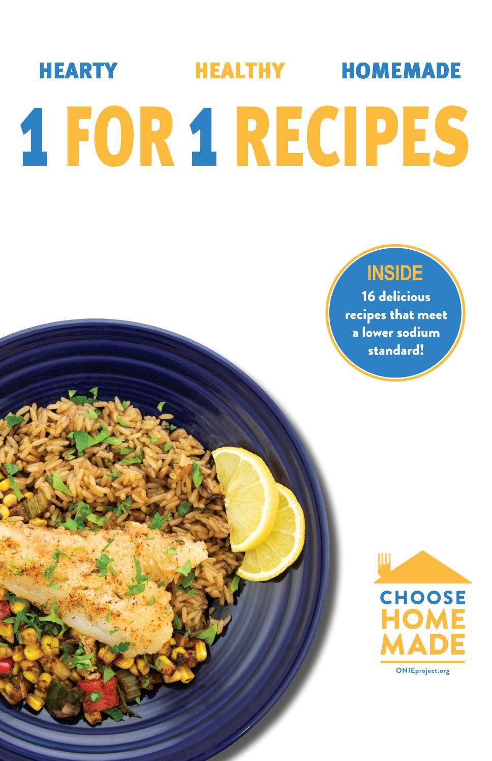 1 For 1 Recipe Booklet by The ONIE Project - Issuu