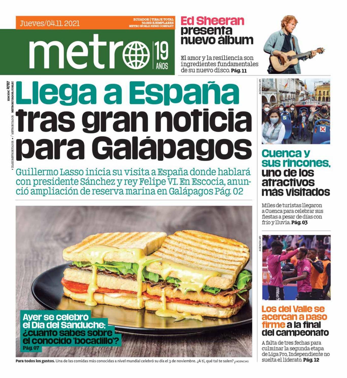 Diario Metro, edición 04 de noviembre 2021 by Diario Metro - Issuu
