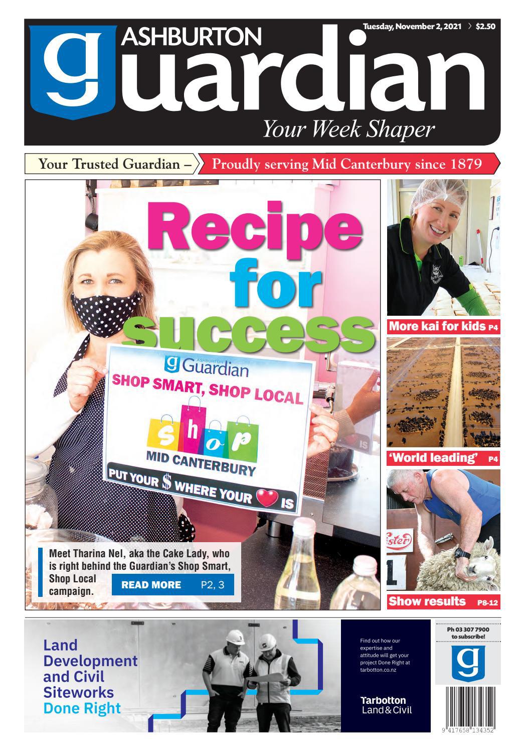 Ashburton Guardian, Tuesday, November 2, 2021 by Ashburton Guardian - Issuu