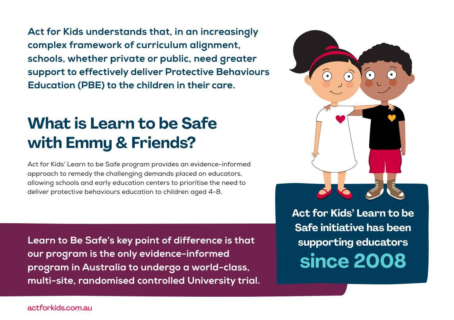 Learn to be Safe with Emmy and Friends - Program Overview by Act for ...