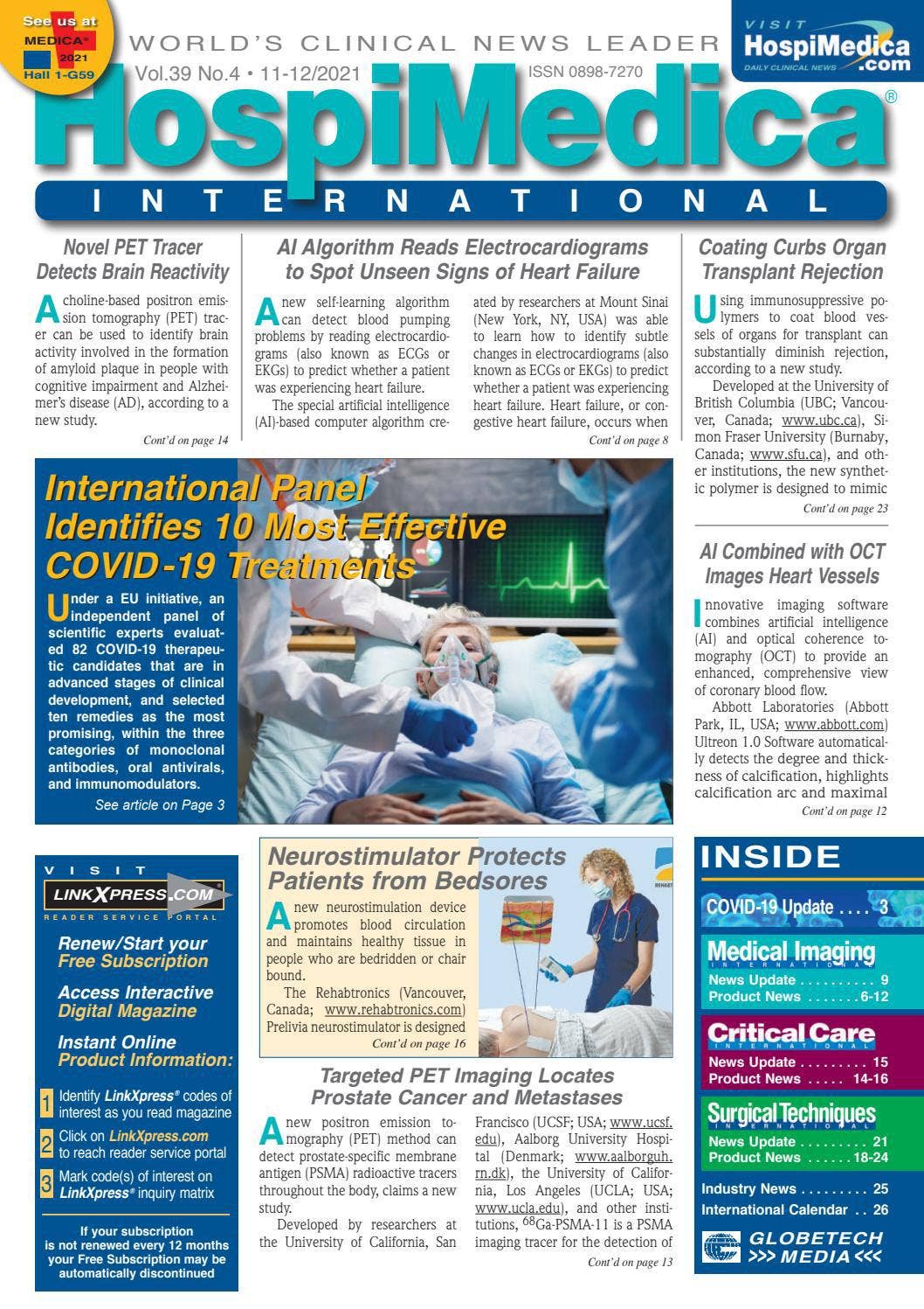 HospiMedica International November 2021 by Globetech - Issuu
