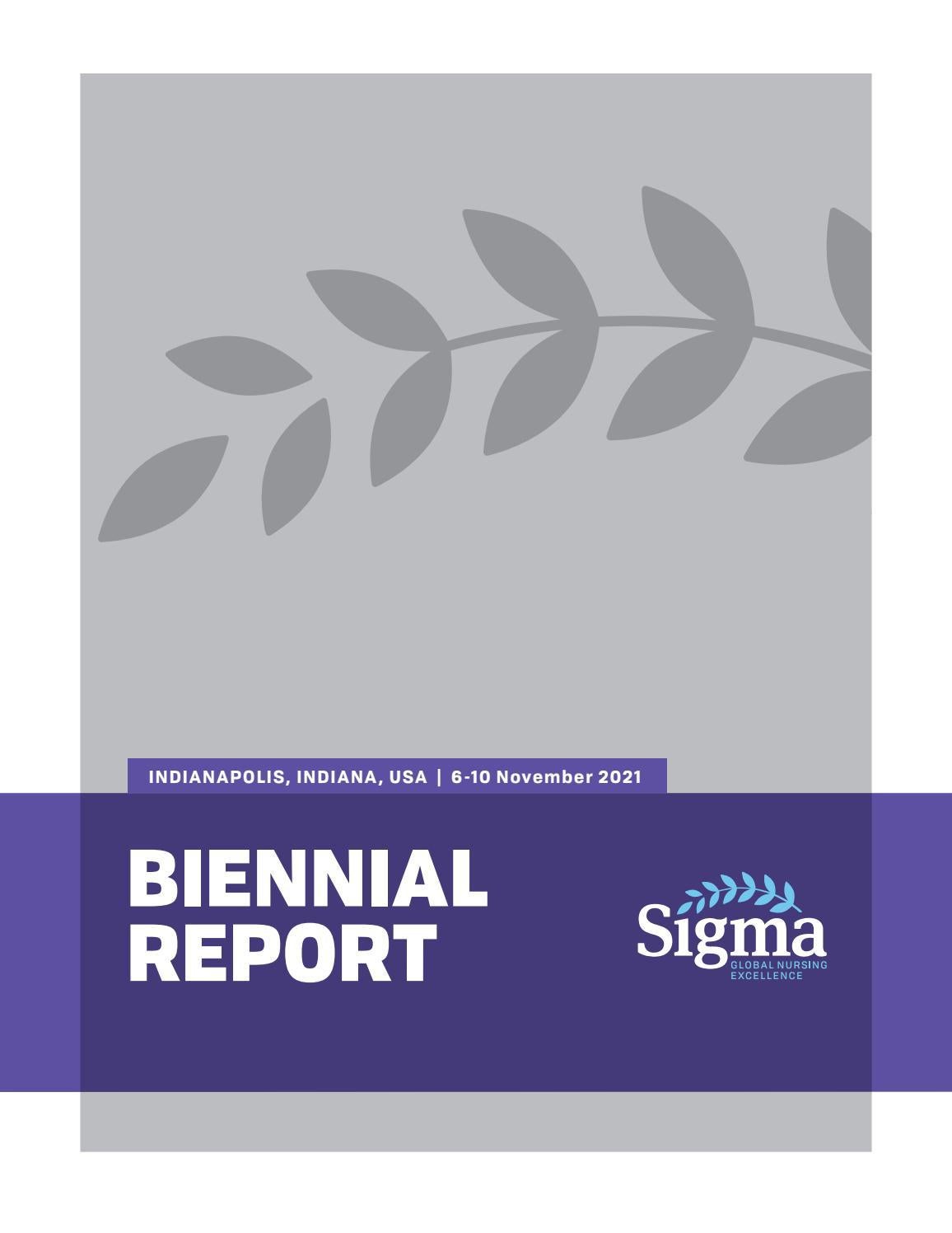 Biennial Report | 2019-2021 by Sigma Theta Tau International Honor ...