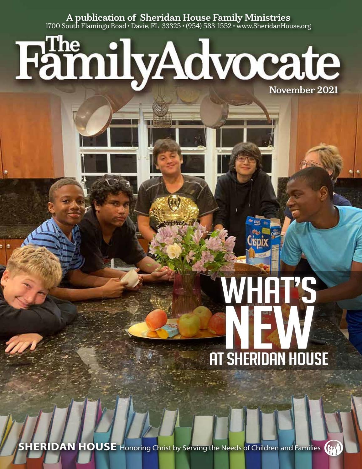 November Advocate 2021 by Sheridan House Family Ministries - Issuu