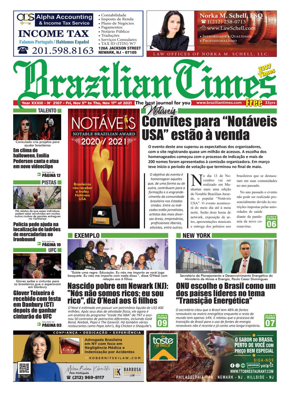NY 2107 by The Brazilian Times Newspaper - Issuu