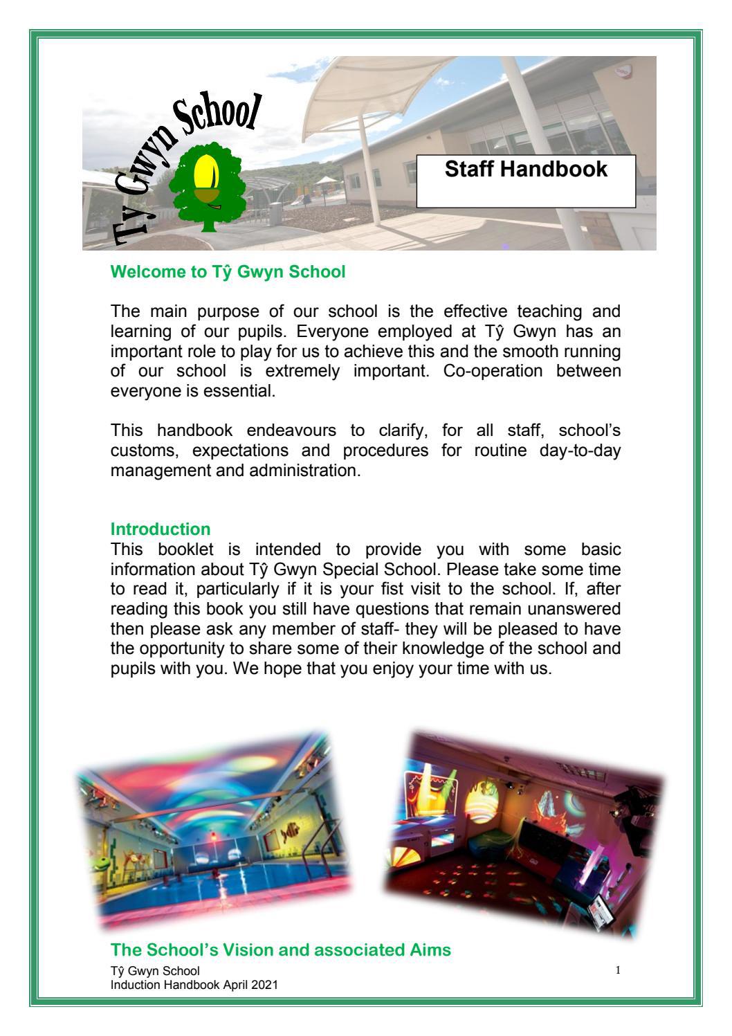 Staff Handbook by primarysite10 - Issuu