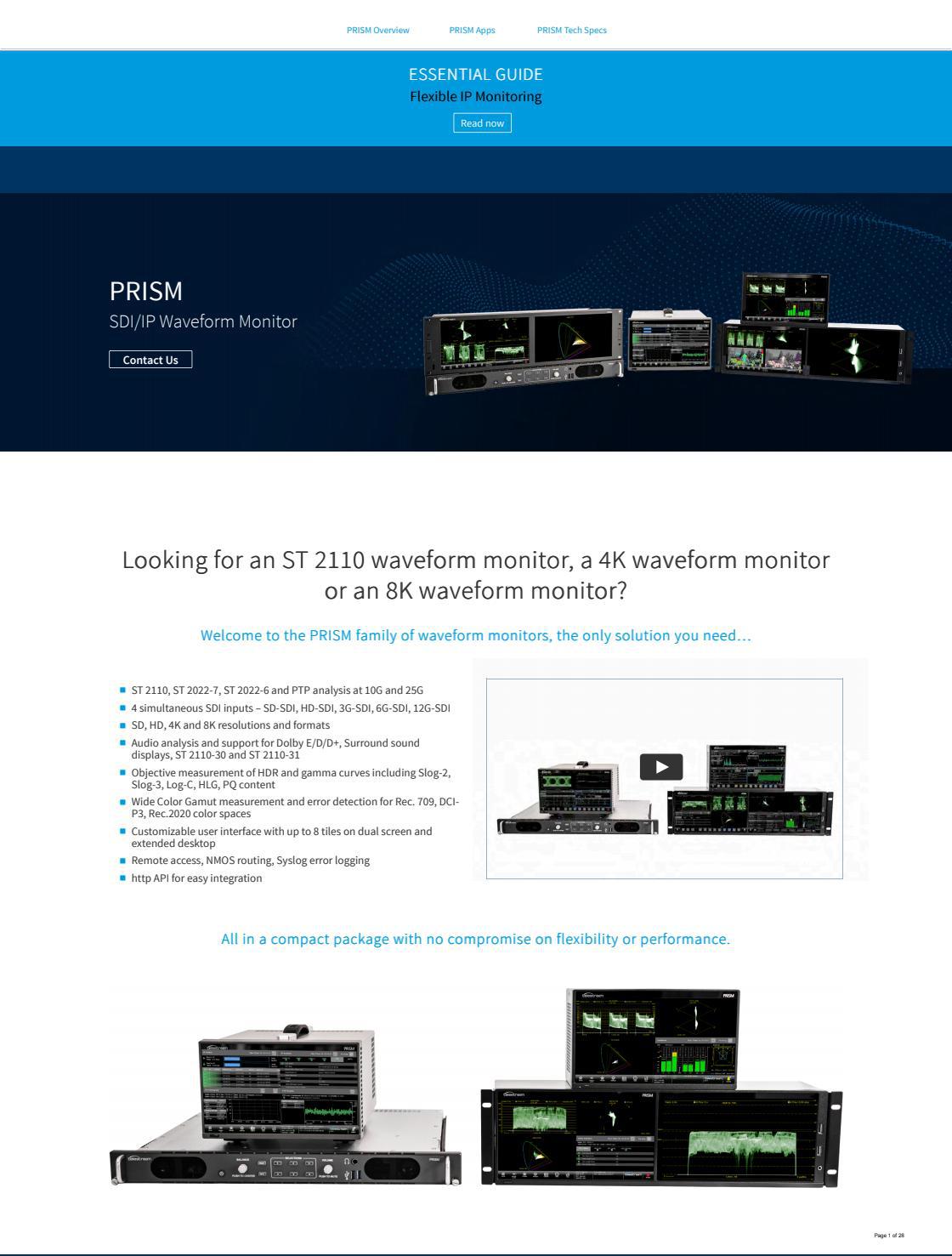 prism-media-analysis-solution-datasheet by MonitoR magazine - Issuu