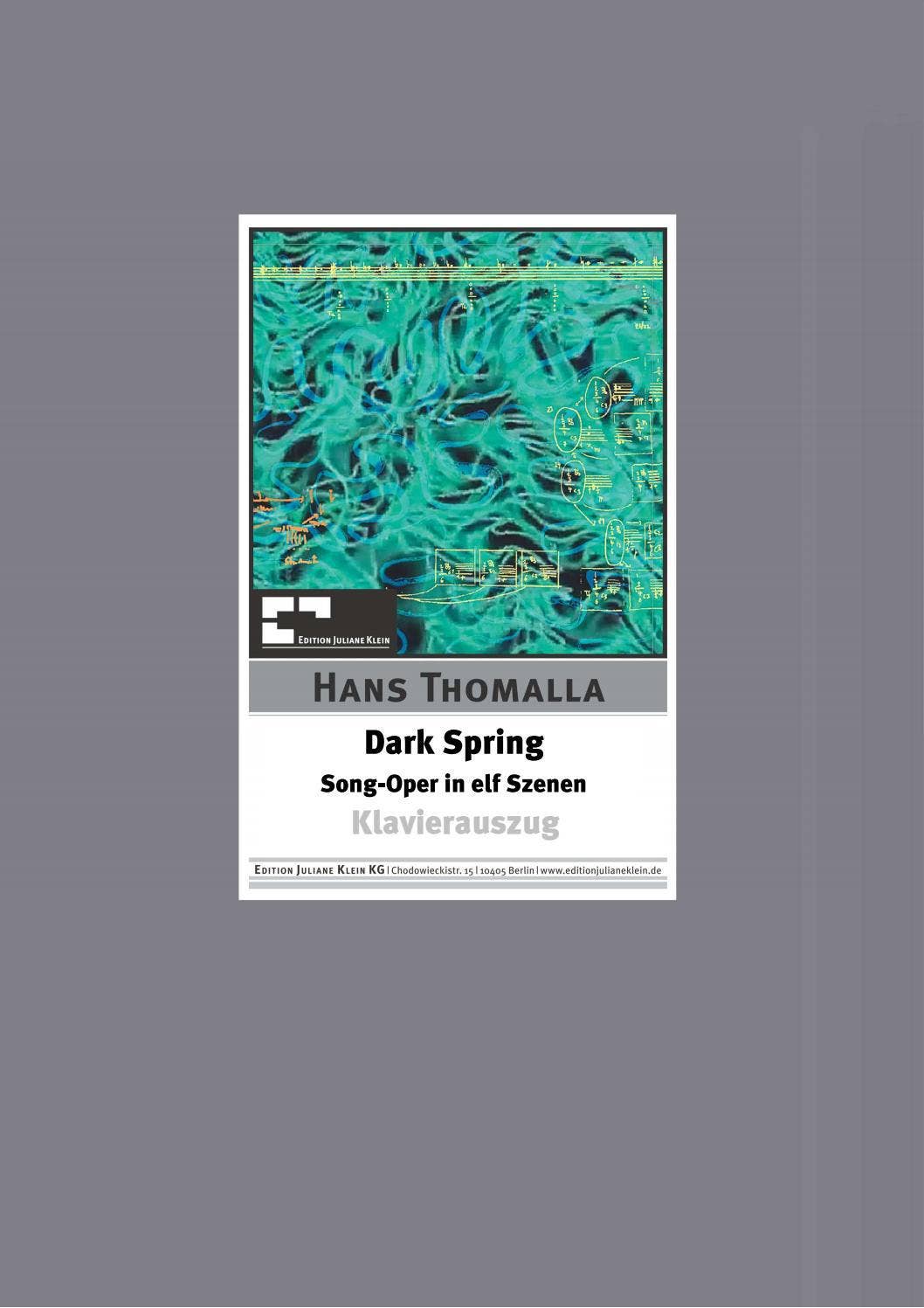 Hans Thomalla - Dark Spring-Klavierauszug - EJK 0803 by ...