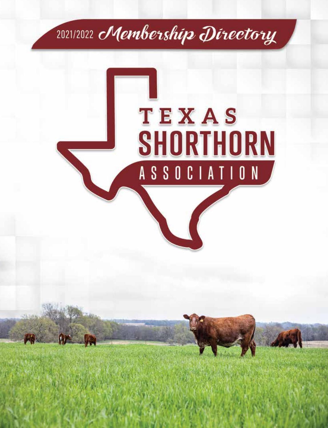 2021 Texas Shorthorn Directory by SCI - Stephanie Cronin, INC - Issuu