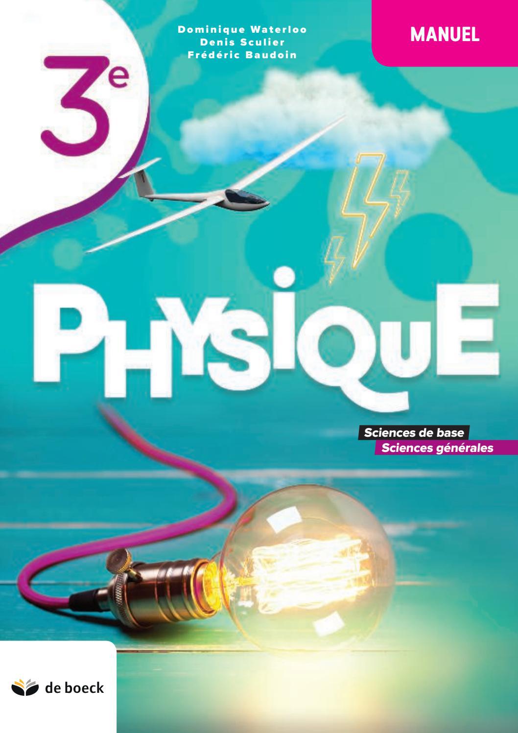 Physique 3 - Manuel - Chapitre 3 by VAN IN - Issuu