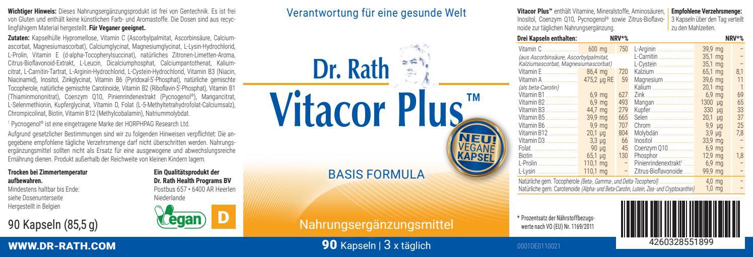0001 Vitacor Plus - Capsule 90 - DE by Dr. Rath Health Programs - Issuu