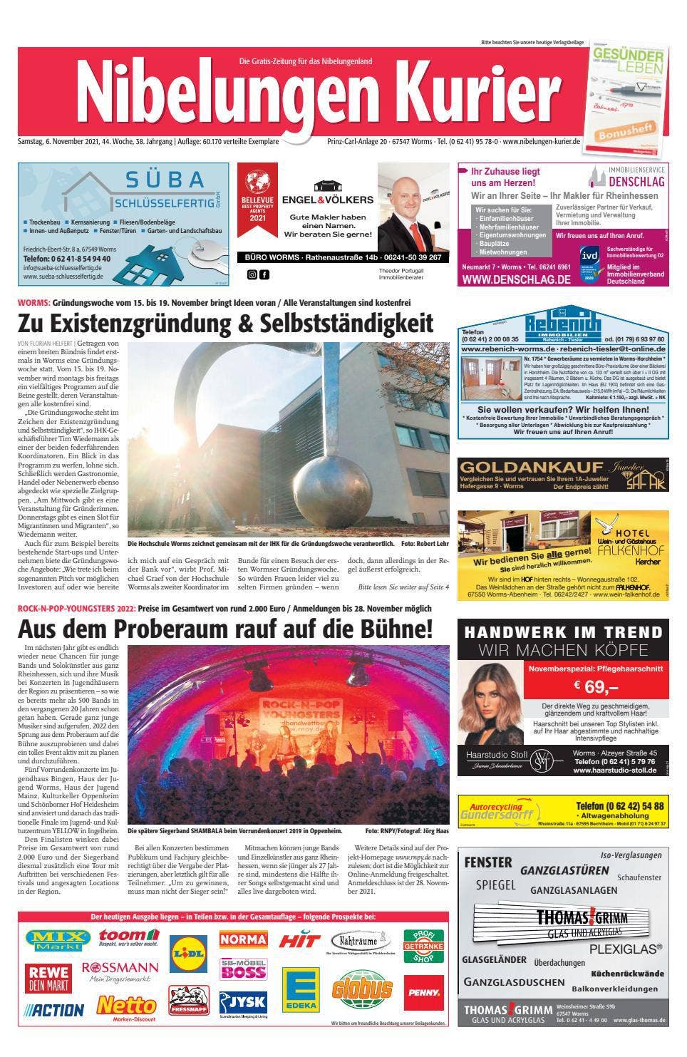 Samstag, 6. November 2021, 44. Woche by Nibelungen Kurier - Issuu