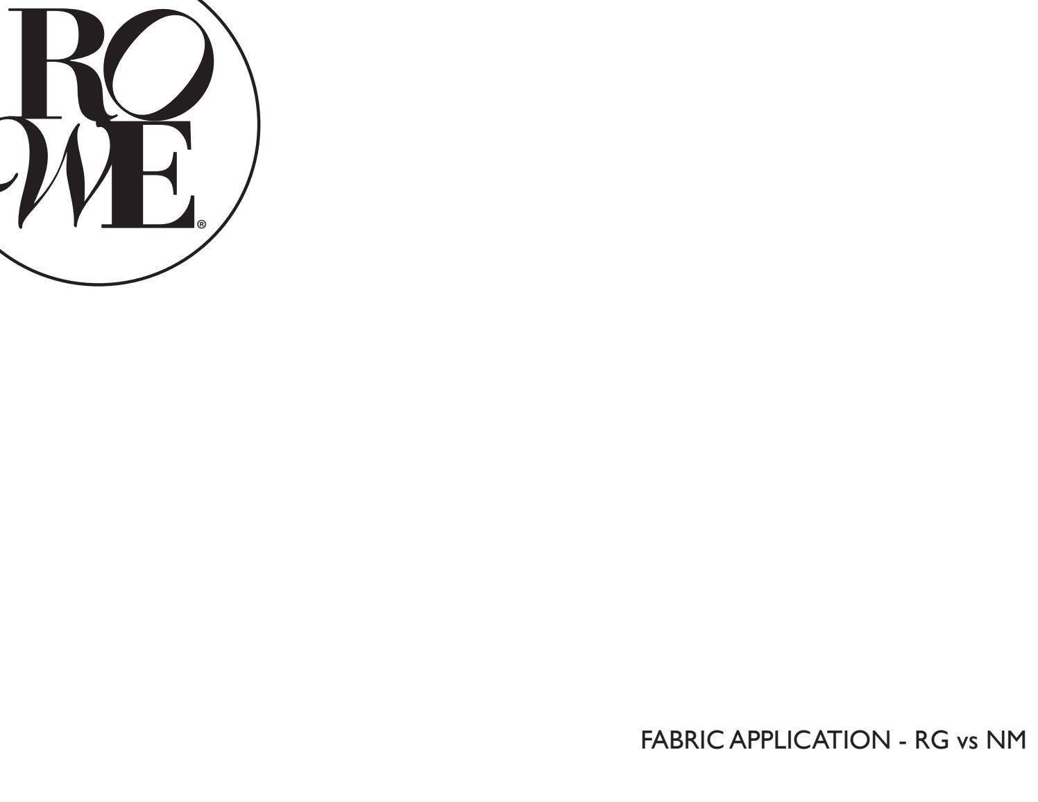 Fabric Application by Rowe Furniture - Issuu